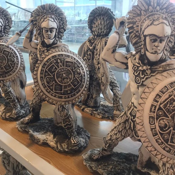 Other | Aztec Warrior Sculpture Resin | Poshmark